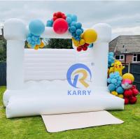 China Outdoor Playground Inflatable Castle Bouncy Combo for White Wedding Unisex Party Game for sale