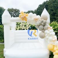 China Outdoor Playground Inflatable Castle Bouncy Combo for White Wedding Unisex Party Game for sale