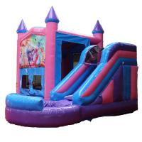 China 14 Years up Portable Inflatable Girls Jumping Castle with My Little Horse Design for sale