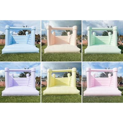 China Blower Included Commercial Inflatable Wedding White Bounce House for Kids for sale