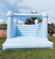 China Blower Included Commercial Inflatable Wedding White Bounce House for Kids for sale