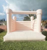 China Blower Included Commercial Inflatable Wedding White Bounce House for Kids for sale