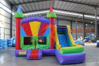 China Amusement Bouncer Jumper Combo Moonwalk PVC Inflatable Bouncer with Water Slide for sale