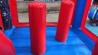 China 14 Years Up Superhero Spiderman Inflatable Bounce House Water Slide Pool with Pool Design for sale