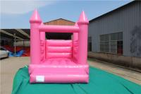 China Jump and Bounce at the Wedding Party 13*13ft Pink Inflatable Castle for Amusement Park for sale