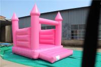 China Jump and Bounce at the Wedding Party 13*13ft Pink Inflatable Castle for Amusement Park for sale