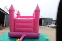 China Jump and Bounce at the Wedding Party 13*13ft Pink Inflatable Castle for Amusement Park for sale