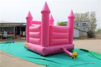 China Jump and Bounce at the Wedding Party 13*13ft Pink Inflatable Castle for Amusement Park for sale