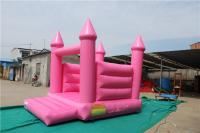China Jump and Bounce at the Wedding Party 13*13ft Pink Inflatable Castle for Amusement Park for sale