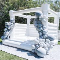 China Wedding Party White Bouncy Castle Inflatable Jumping Castle By Sea Repair Kits Adults for sale