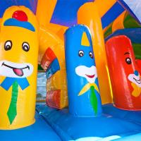 China Kids Clown Inflatable Bouncer Outdoor Playground with Slide Shipping by Sea/Air Sale for sale