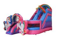 China Gender-Neutral Inflatable Castle Bouncy Slide Perfect for Commercial Party Rentals for sale