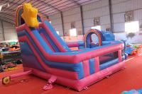 China Age Range 14 Years up Inflatable Pink Unicorn Bouncy Castle Bouncer Combo for Unisex for sale