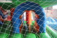 China 14 Years up Unisex Commercial PVC Inflatable Sports Jumper Bouncer Combo with Slide for sale