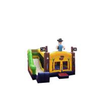 China Features Repair Kits Portable Pirate Ship Inflatable Jumping Castle Slide Combo for sale