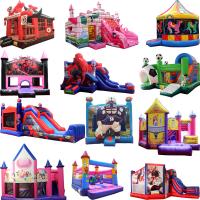 China Outdoor Playground PVC Inflatable Houses for Kids Castle Play House Inflatable Bouncing for sale