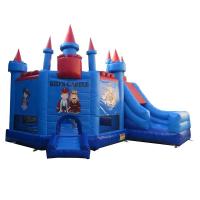 China Screen Printing Inflatable Bounce House Slide Jumper for Commercial Party Combo Castle for sale