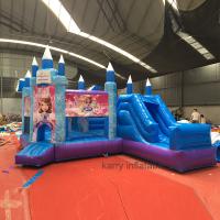 China Hot Princess Party Bouncy Castle with Slide PVC Commercial Playground Equipment for sale