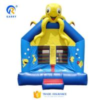 China Inflatable Cartoon Animal Air Bouncy Bed with Customized Size and Durable PVC Tarpaulin for sale