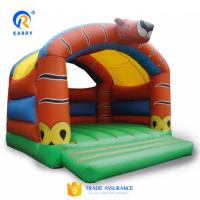 China Inflatable Cartoon Animal Air Bouncy Bed with Customized Size and Durable PVC Tarpaulin for sale