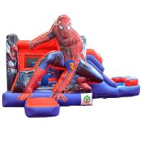 China Kids PVC Tarpaulin Inflatable Bouncy Castle Combo with Slide and Digital Printing for sale
