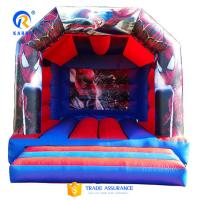China Spiderman Inflatable Bouncer for Children Customized Color Inflatable Kids Trampoline for sale