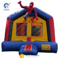 China Spiderman Inflatable Bouncer for Children Customized Color Inflatable Kids Trampoline for sale