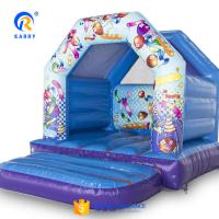 China 14 Years up PVC Kids Fun Amusement Park Candy Inflatable Jumping Castle for Outdoor Fun for sale