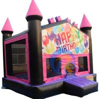 China Small Inflatable Indoor Bouncer PVC Inflatable Jumping Bounce House for Birthday Party for sale