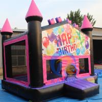 China Small Inflatable Indoor Bouncer PVC Inflatable Jumping Bounce House for Birthday Party for sale