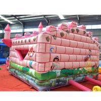 China Lovely Princess Castle Inflatable Bouncer for Kids Jumping Fun in Amusement Park for sale