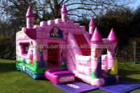 China Lovely Princess Castle Inflatable Bouncer for Kids Jumping Fun in Amusement Park for sale