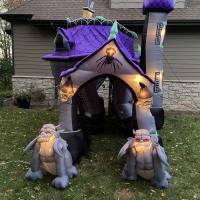 China Customized Size Personalised Inflatable Haunted House Bounce Castle for Kids and Adults for sale