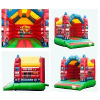 China Fire truck PVC commercial bounce house combo for events inflatable bouncy house for sale