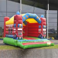 China Fire truck PVC commercial bounce house combo for events inflatable bouncy house for sale