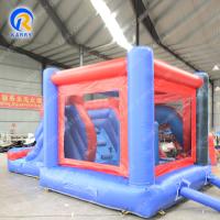 China Shipping by Sea/Air PVC Spiderman Inflatable Bounce House with Slide Combo for sale