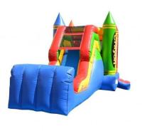 China Large Kids and Adults Inflatable Monster Truck Bounce House with Slide EN14960 Certified for sale