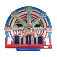 China Portable Outdoor Playground Kids Fun Ferris Wheel Inflatable Castle Bouncy Jumping House for sale