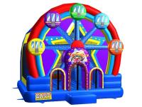China Portable Outdoor Playground Kids Fun Ferris Wheel Inflatable Castle Bouncy Jumping House for sale