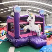 China Unicorn Inflatable Mini Combo Bouncer Commercial Air Jumping Kids Bouncy Castle Ideal for sale