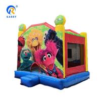 China EN14960 Certified Customized Color Sesame Street Inflatable Playground Bouncer for Kids for sale