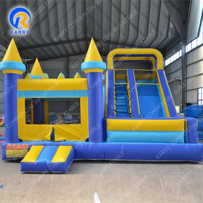 China Customized Size Wet Dry Bouncer Slide Combo Inflatable Bouncy Moonwalk Jumping Castle for sale
