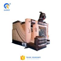 China Commercial Inflatable Castle Bouncy with Water Slide Adult Outdoor Inflatable Dry Slide for sale