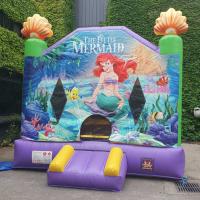 China Customized Size Commercial Inflatable Mermaid Air Jumping Bouncer House for Park for sale