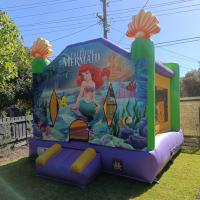 China Customized Size Commercial Inflatable Mermaid Air Jumping Bouncer House for Park for sale