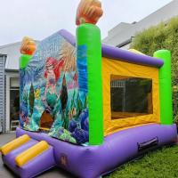 China Customized Size Commercial Inflatable Mermaid Air Jumping Bouncer House for Park for sale