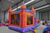 China Get the Best of Both Worlds with Our Commercial Knight Inflatable Bounce House Slide for sale