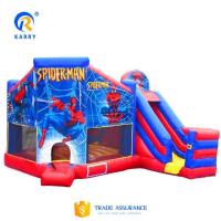 China Event Cartoon Spider Bouncy House Star Inflatable Jumping Castle for Adult and Kids for sale