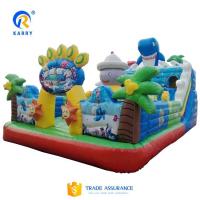 China Sea World Theme Big Bouncy Slide Inflatable Fun City Commercial Bounce House 8x5x5.2m for sale