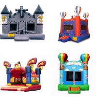 China 65kg Backyard Inflatable Bounce House with Slide and 3D Spiderman Air Jumping Design for sale